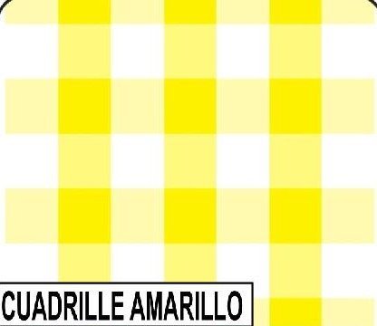 PAPEL PLASTIF. NEW PAPER CUADRILLE AMARILLO - Print Copy
